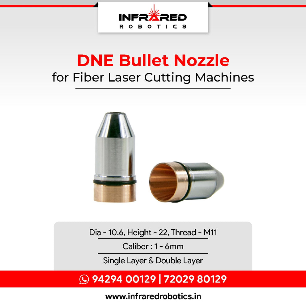 DNE Bullet Laser Cutting Nozzle - M11 - Single/Double Layer – Infrared ...